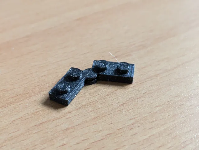 Lego compatible Hinge Plate 2x2 prints in place! by FLWE | Download ...