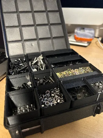 Rugged Gridfinity Box (Parametric) by PeterDesigns | Download free STL ...