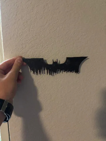 Batman and Gotham City Skyline - Wall Art by AlexT | Download free STL ...