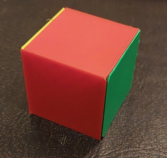Make of Cube: Two pyramid trisection by paulwuertz | Download free STL ...