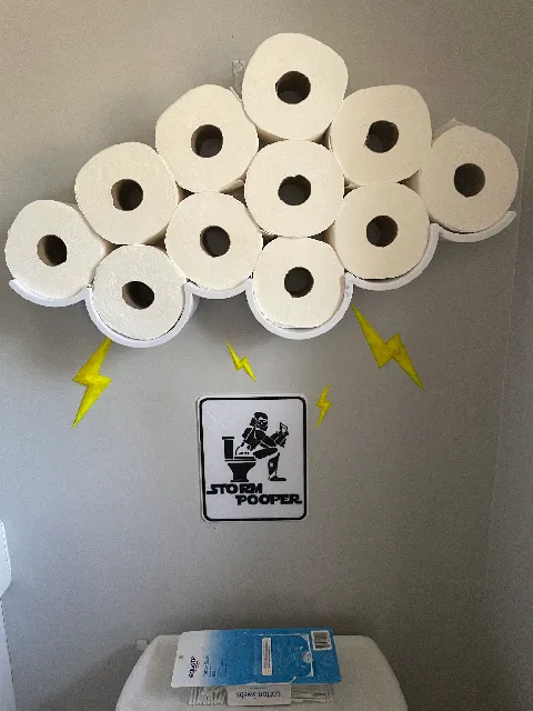 Make of Storm Pooper toilet sign by Printopia 3d - Mi | Download free ...