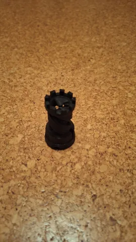 Elegoo Resin printer testing STL, chess piece, rook by ...