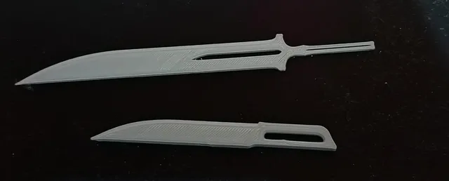 True Shikai Zangetsu keychain by Em_anu_3D | Download free STL model ...