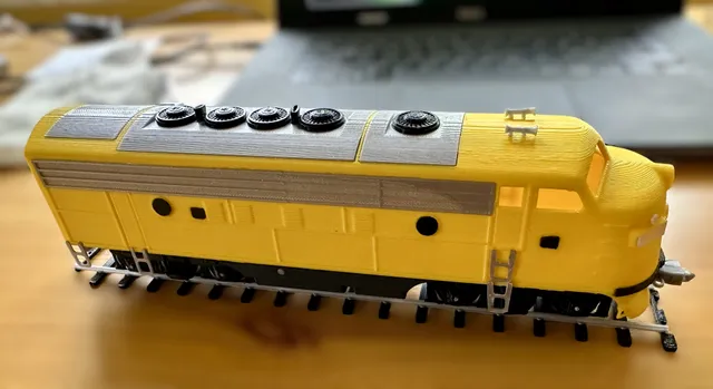 F7 Locomotive - Dragon Railway by RamBros | Download free STL model ...
