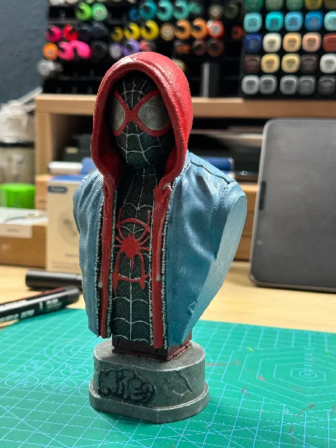 Make of Miles Morales Spiderman by Ingolf | Download free STL model ...