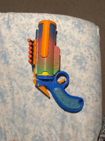 Fortinbras: A Fully 3d Printed Nerf Stringer Flare Blaster (Uses DB ...