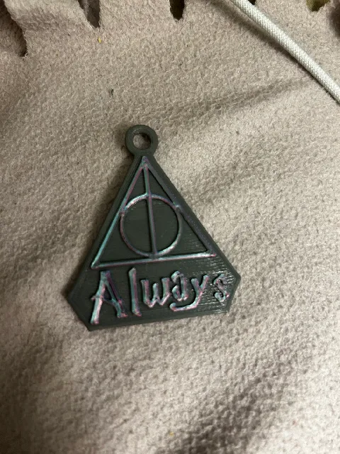 Make of Deathly Hallows Always Pendant/Ornament/Keychain by ...