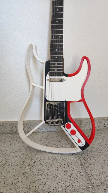Make of The Prusacaster - a 3D printable guitar by Katarn | Download ...