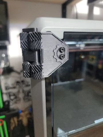 Creality K1 & K1 Max Door Hinges Geared Print in Place by Mordiev | Download free STL model ...
