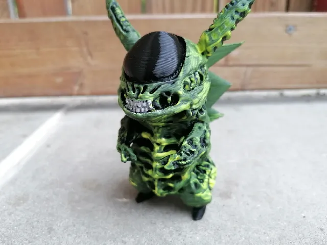 Make of Xenomorph Pikachu by Monsi Fpv | Download free STL model ...