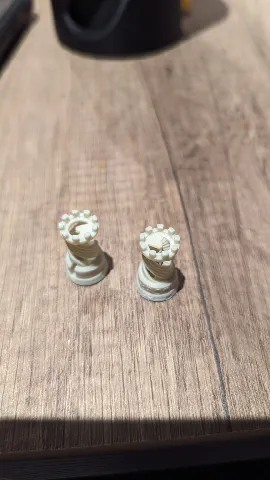 Elegoo Resin printer testing STL, chess piece, rook by ...