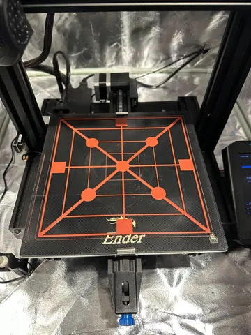 Ender 3 V2 Bed Level Grid 200x200 by Bleo3 | Download free STL model ...
