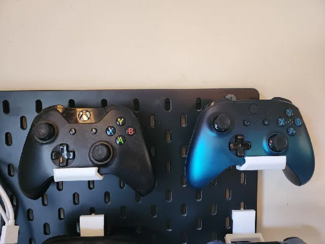 Xbox / Switch controller IKEA pegboard by Qaz | Download free STL model ...