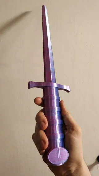 short collapsible sword by Evey Bee | Download free STL model ...