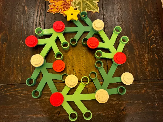 Make of Star for Giant Lego Wreath by darthGinger | Download free STL ...