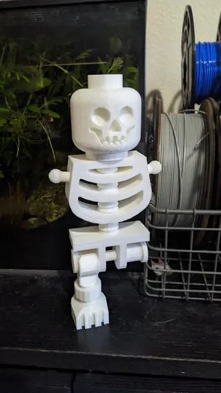 Giant Lego Skeleton (Face & Arm Improvements) by DDRBoxman | Download ...