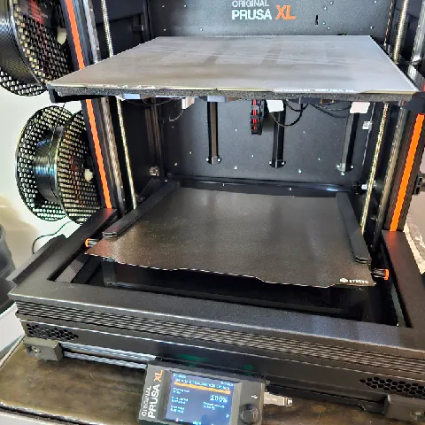 Prusa XL Integrated Steel Sheet Rack for Enclosure | Print-In-Place! by ...