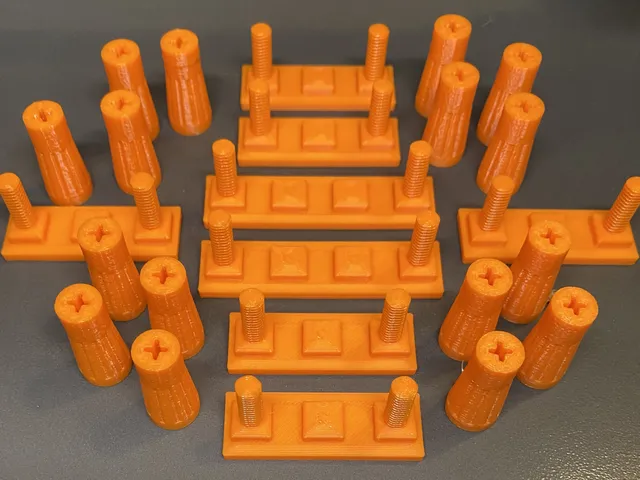 Server Rack 1U and 2U Mounts (Screw and Cage Nut Replacement) by ...