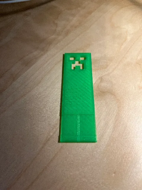Make of Minecraft Creeper Bookmark by mayday | Download free STL model ...