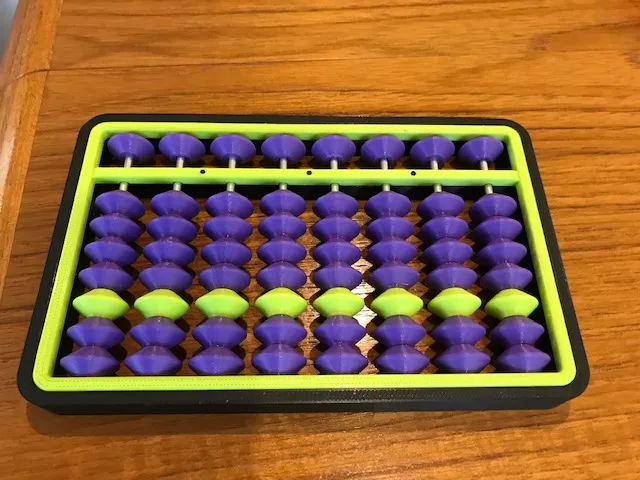 Make of Soroban - Fully Parametric & Configurable Abacus by Robb Smith | Download free STL model ...