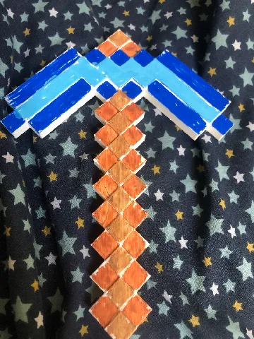 Minecraft Pickaxe (With pixelated texture) ____Minecraft Minecraft ...