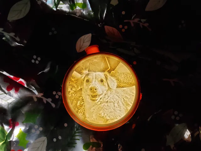 Custom Lithophane Christmas Tree Ornament by Cody Huber | Download free ...