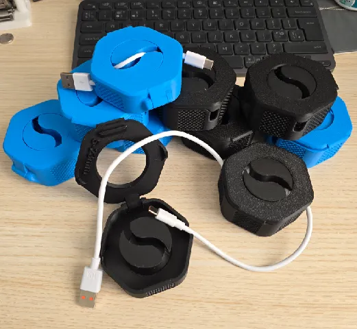 Portable Cable Organizer / Winder by squinn | Download free STL model ...