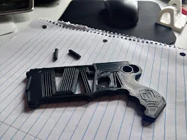 Make of One Piece Compliant Mechanism Blaster (Mark Rober) by JohnDoe | Download free STL model ...