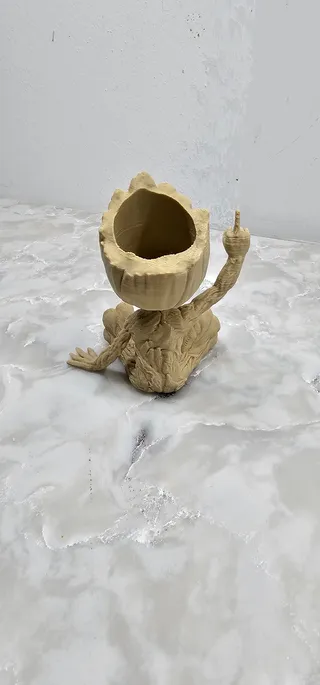 Groot Middle Finger Planter von ifon | Kostenloses STL-Modell ...
