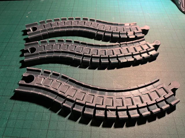 Flexible Train Track / Rails for Wooden trains by maxelman | Download ...