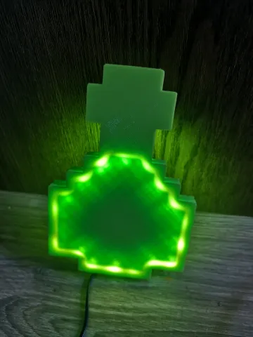 Minecraft potion LED night lamp by Matibushi | Download free STL model ...