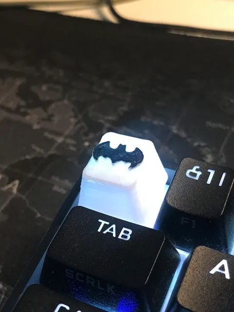 Make of Batman Keycap by S vm | Download free STL model | Printables.com