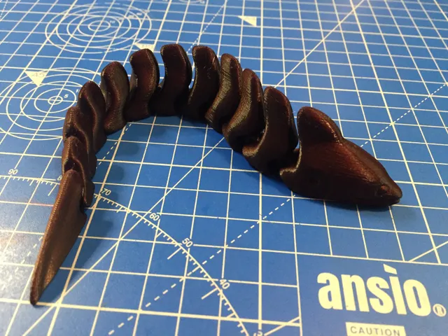 Make of Articulated Moray Eel by Big E | Download free STL model ...