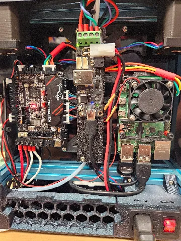 Electronics and Wiring Organizer for Voron V0.2 (Raspberry Pi or BTT Pi ...