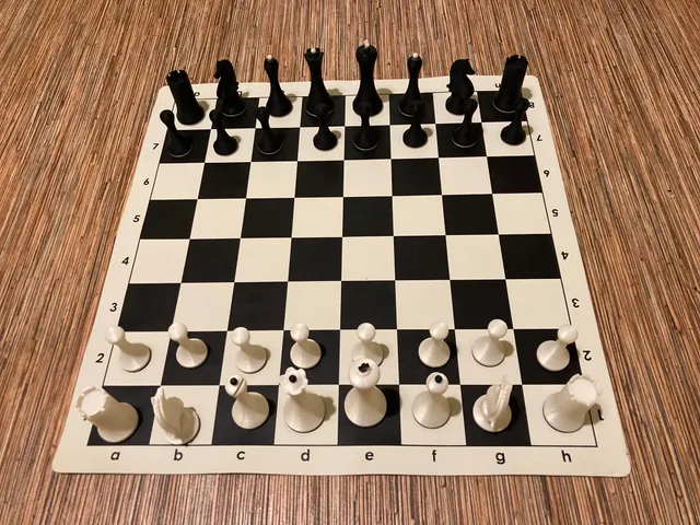 Weighted blitz chess set by kynes | Download free STL model ...