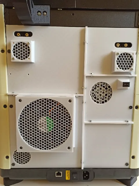 Make of Quietmode! Flashforge Adventurer 5M (AD5M) Back Panel w/ 120mm ...