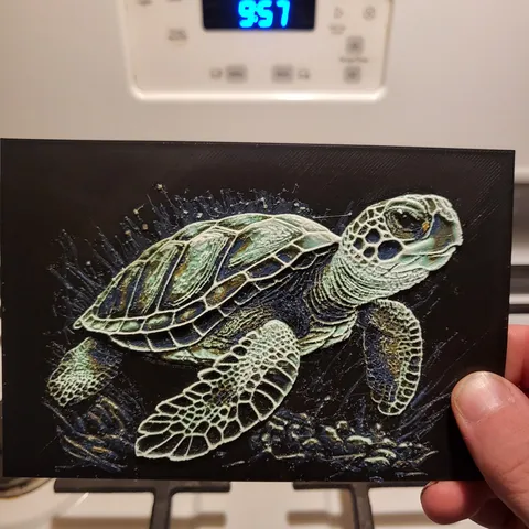 Hueforge Sea Turtle by Krash 10 | Download free STL model | Printables.com