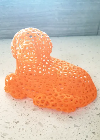 Dog Voronoi by Shoonka | Download free STL model | Printables.com