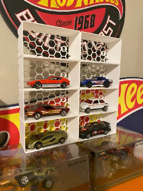 Make of 1/64 Magnetic Die-cast/Hot Wheels modular display by Andrew ...
