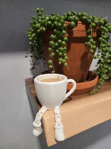 articulated espresso coffee cup by orama3dvibes | Download free STL ...