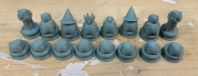 Make of Frog Chess by grantaray | Download free STL model | Printables.com