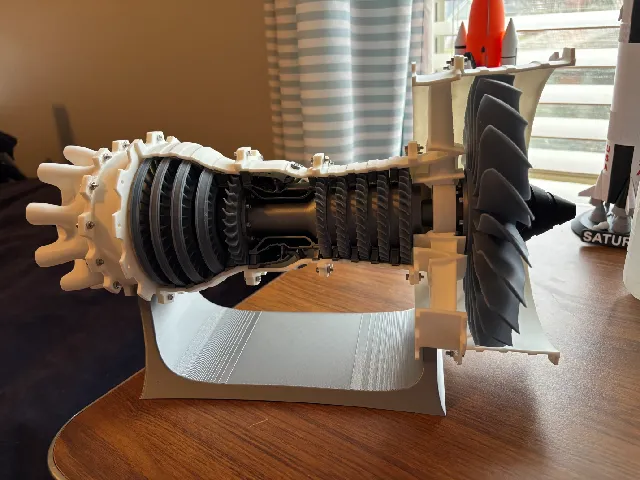 3D Printable Jet Engine by CATIAV5FTW | Download free STL model ...