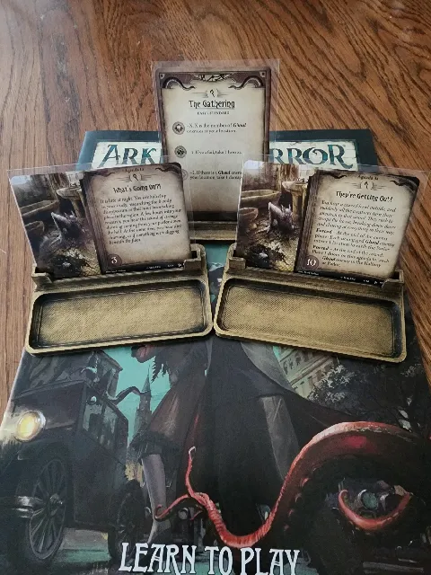 Make of Arkham Horror LCG Agenda, Scenario reference and Act Holders by ...