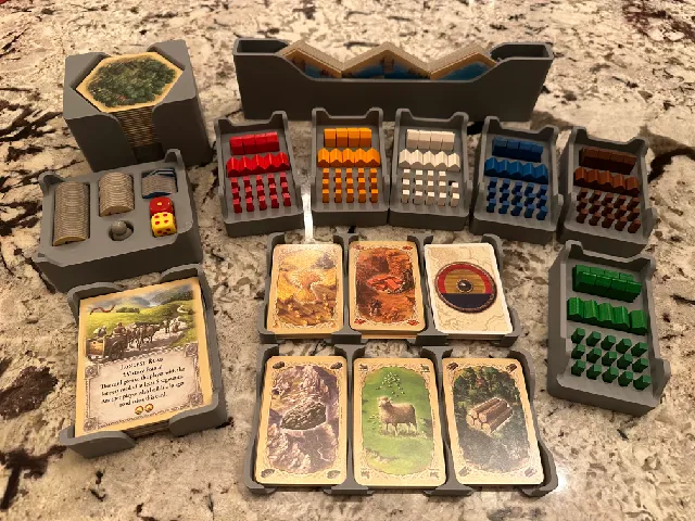 Make of Inserts for Catan Base Game - Supports 5-6 Player Expansion by ...