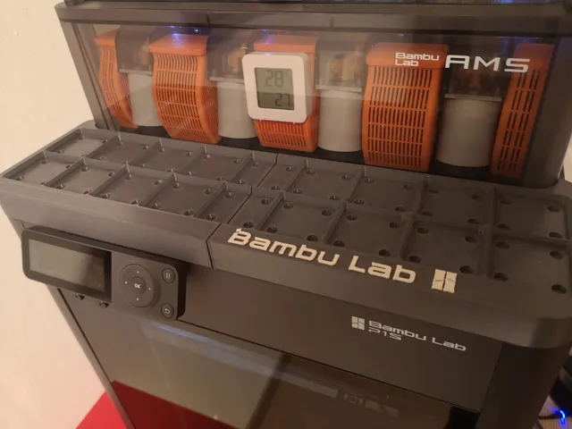 Bambu Lab P1S Gridfinity Base by LuukvdBeemt | Download free STL model ...