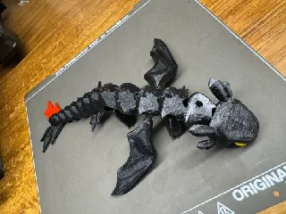Articulating Toothless Toy by Isak Jetbean | Download free STL model ...