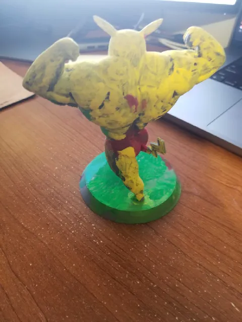 Make of Ultra Swole Pikachu by DocileDino | Download free STL model ...