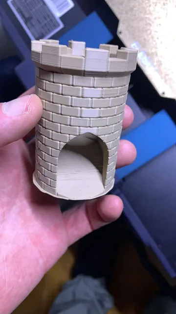 Make of World's Smallest Dice Tower by 3Drobot | Download free STL ...