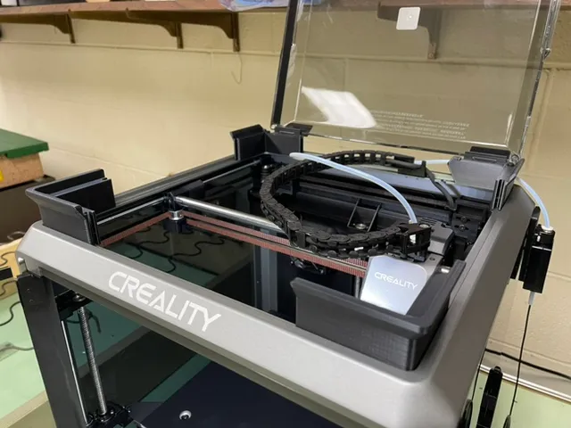 Make of Creality K1/K1C Hinged Lid Riser by thesquirrelyengineer ...