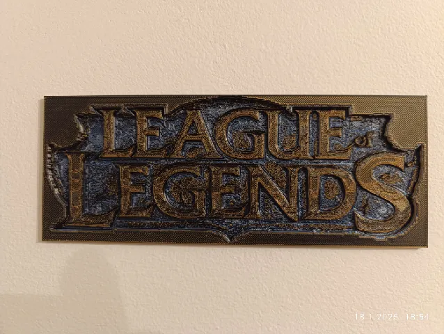 League of legends logo by Džino | Download free STL model | Printables.com